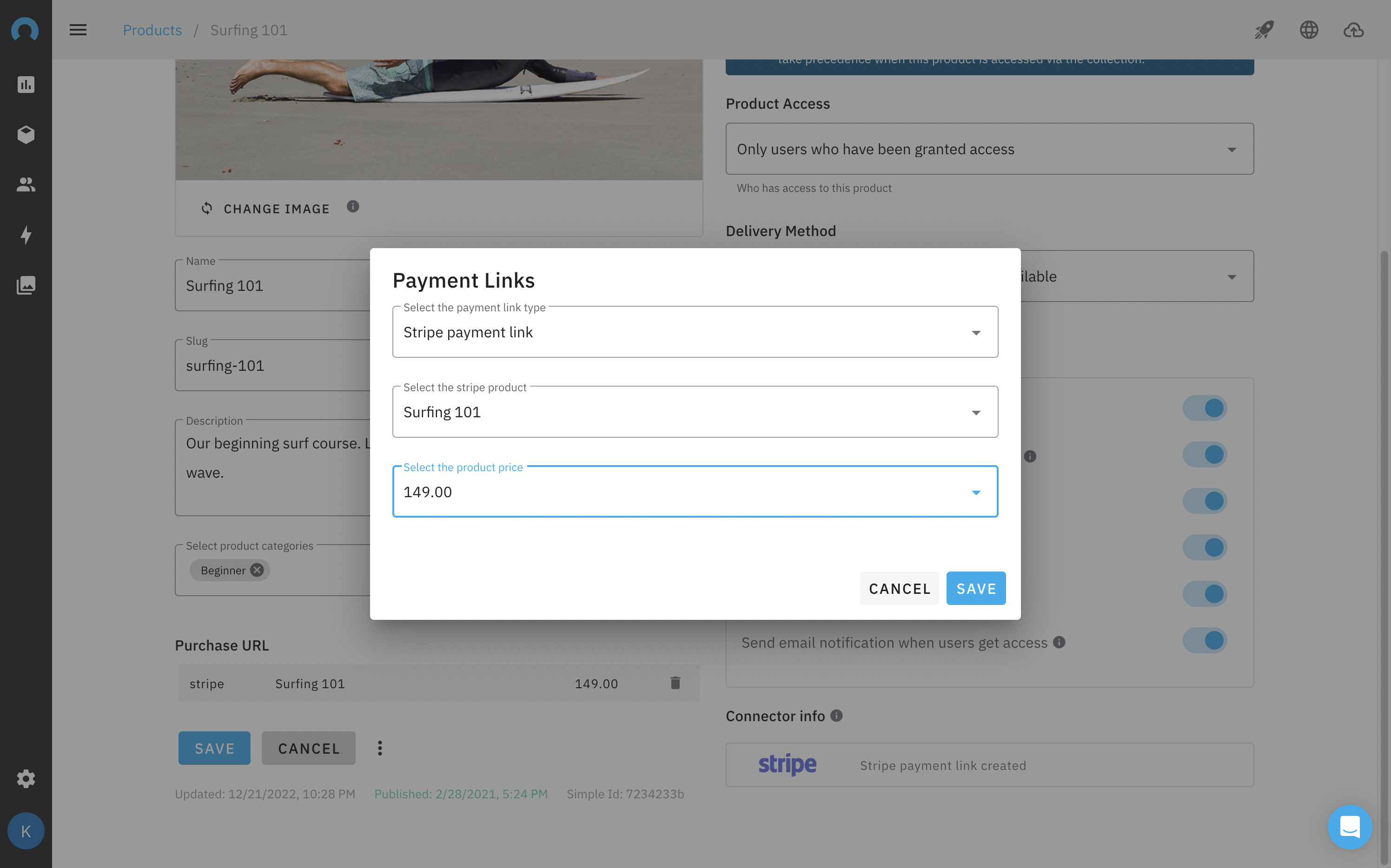 CustomerHub | Stripe Connector